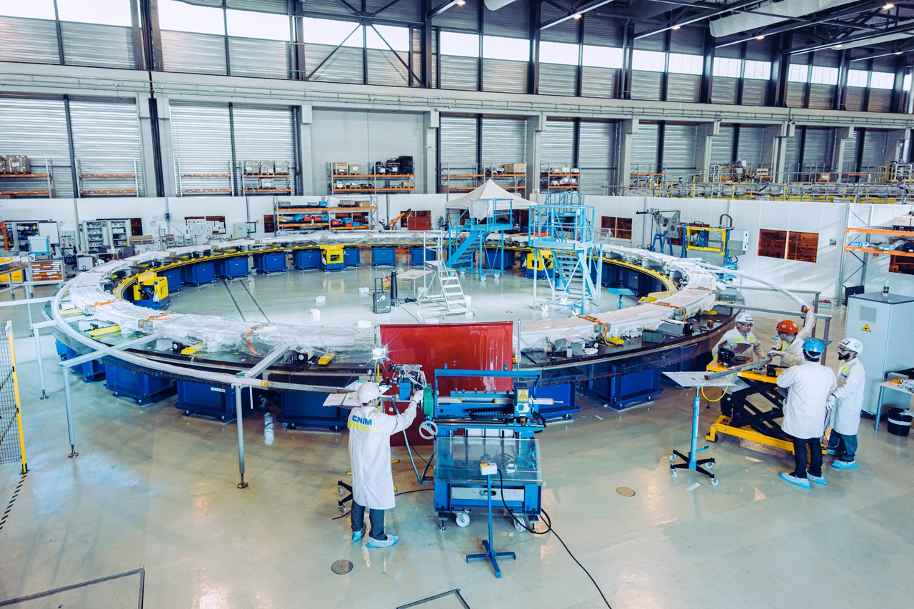 Manufacturing thrill for ITER magnetic rings - Fusion for Energy