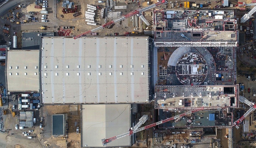 End of civil engineering works for Tokamak building - Fusion for Energy