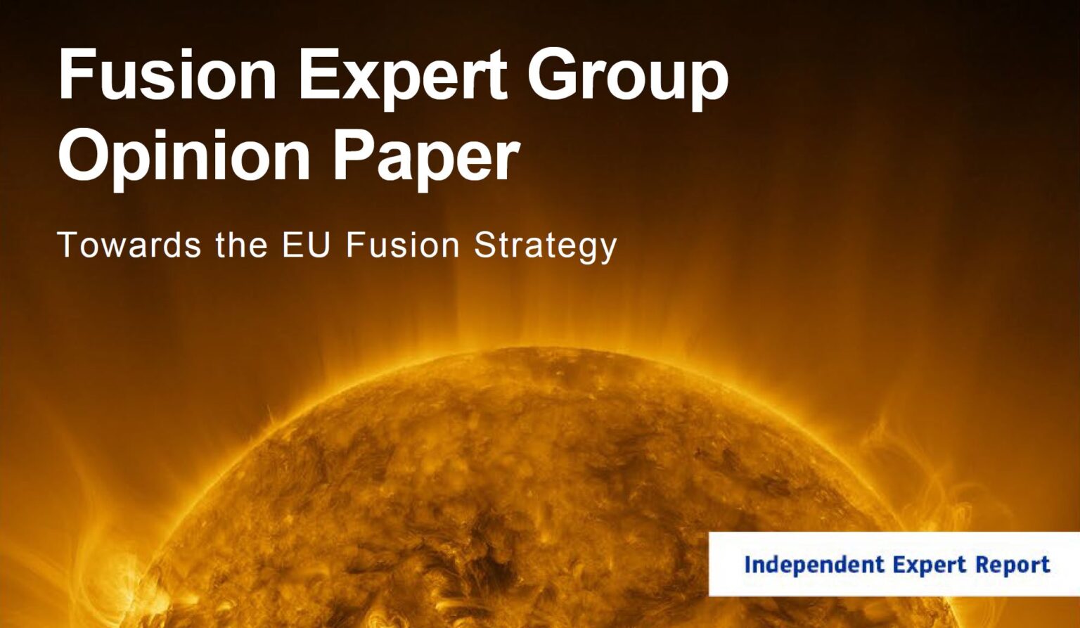 Fusion for Energy - Bringing the power of the sun to Earth